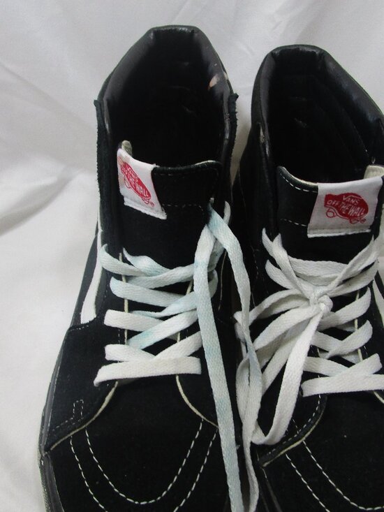 Vans | Shoes | Vans Black Color Sz1 Red Label | Poshmark